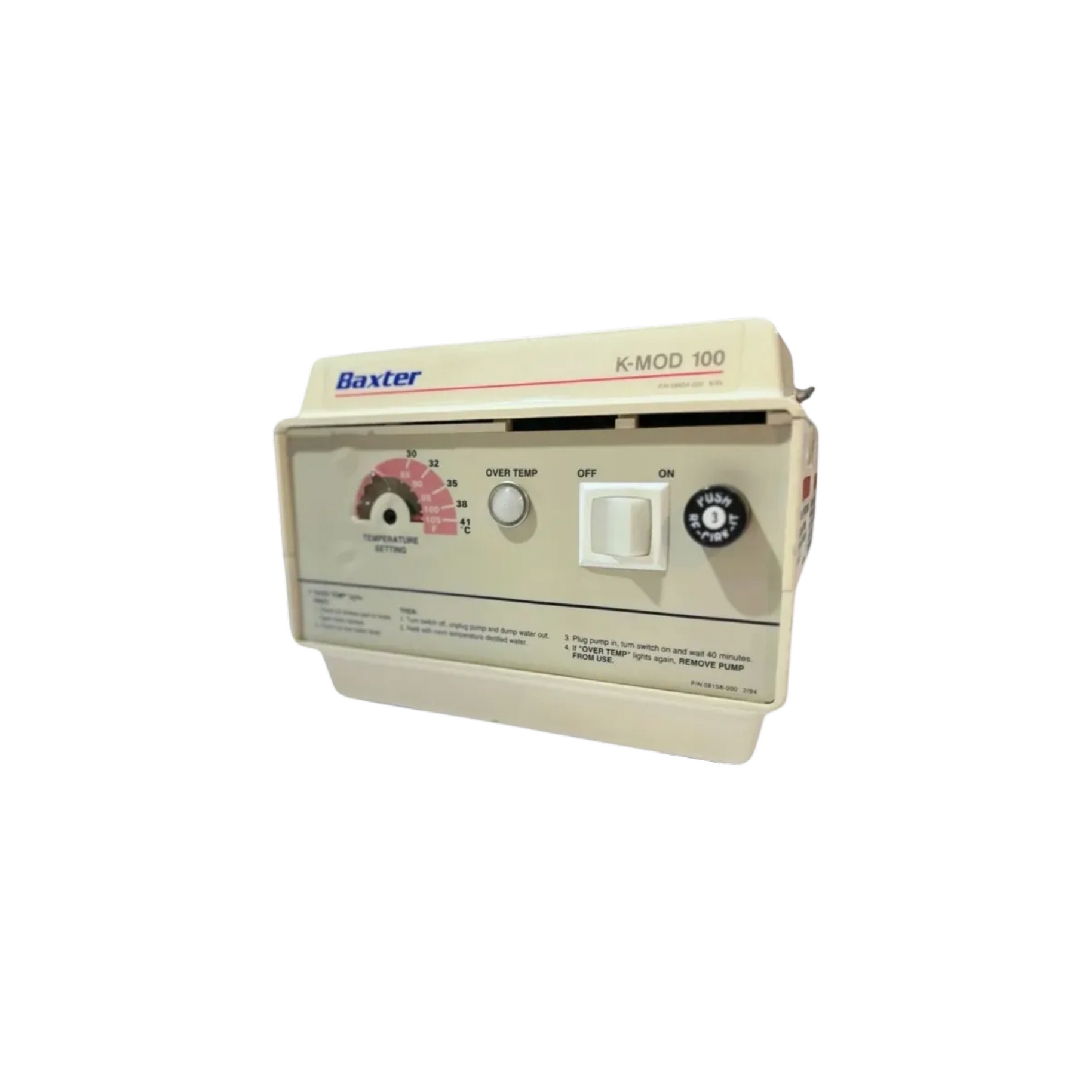 Baxter K-Mod 100 Heat Therapy Pump (Refurbished) – Ology Supplies
